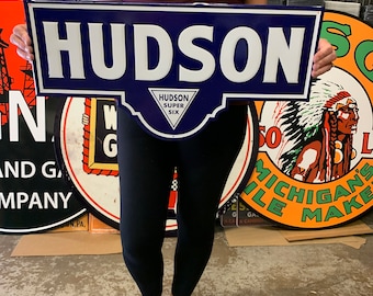 Hudson Super Six 6 30 Sign Vintage Style Steel - Etsy