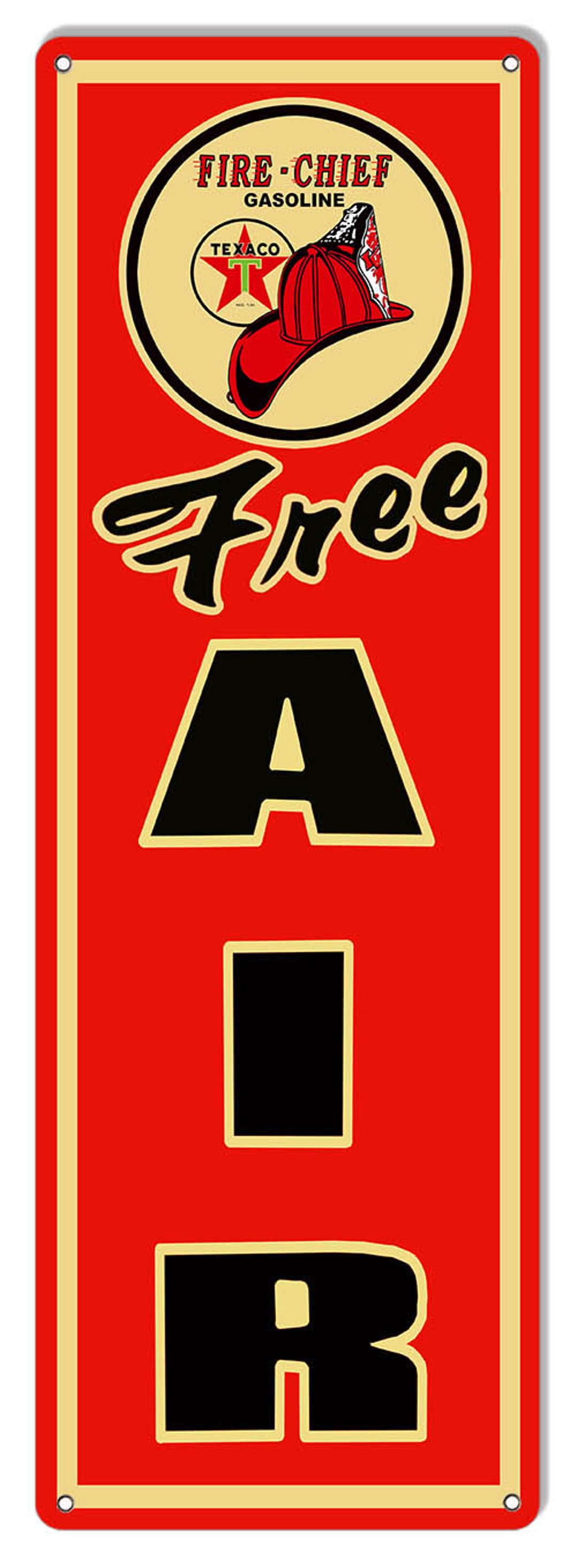 Vintage Style Metal Sign Texaco Free Air Man Cave / Man Cave Decor ...