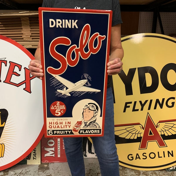Antique Soda Sign - Etsy