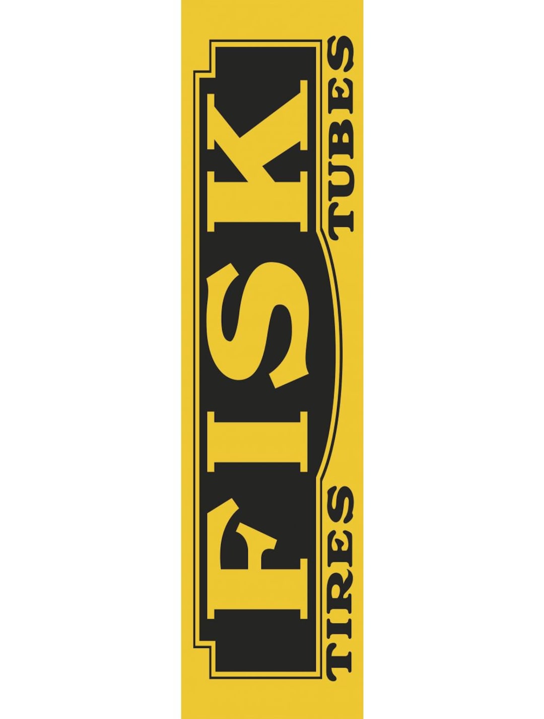 VINTAGE ANTIQUE Style Metal Sign Fisk Tires 48" X 12" - Etsy