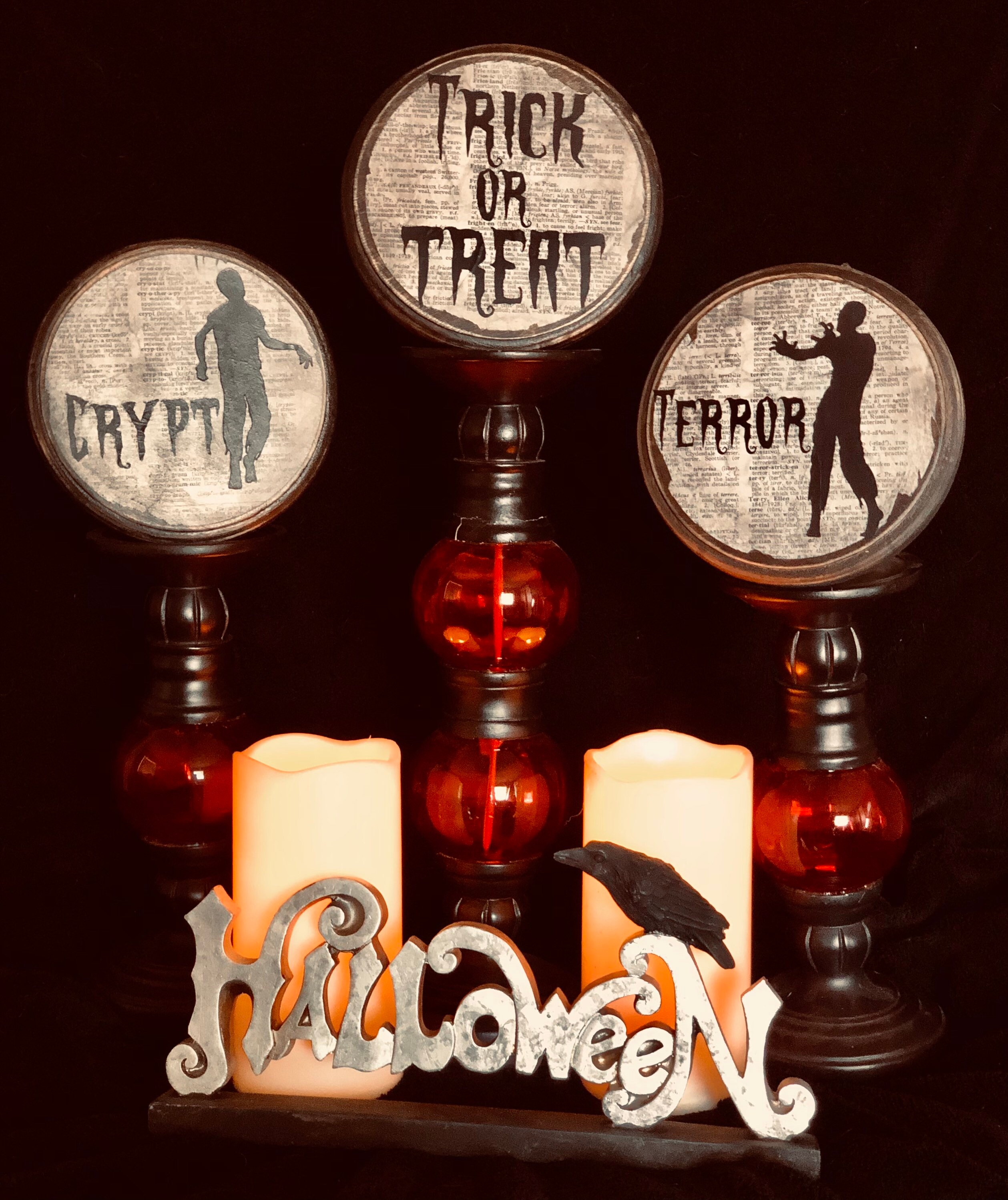 Zombie art, Creepy art, Zombie décor, Zombie gifts, Halloween wood sign ...