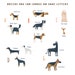 Printable Dogs Alphabet and Numbers Set for a Dog Lover Dog - Etsy