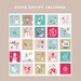3x3 Inch Advent Calendar Boxes Pdf Files, Printable Advent Calendar ...