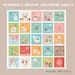 3x3 Inch Advent Calendar Boxes Pdf Files, Printable Advent Calendar ...