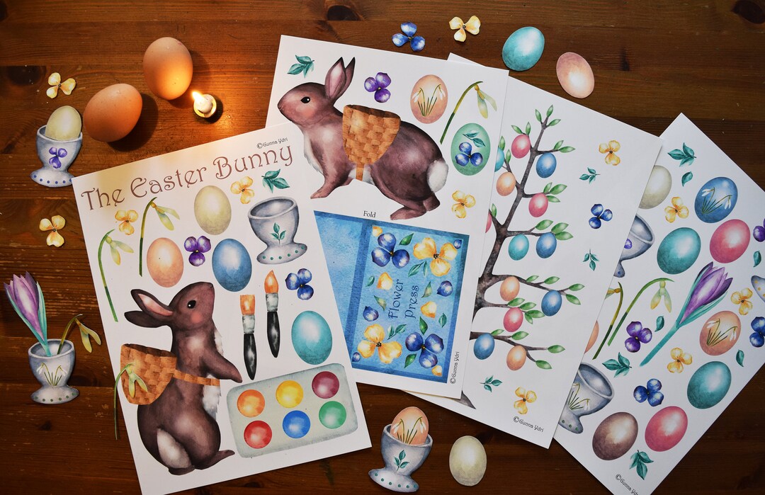 The Easter Bunny Play Set Download - Etsy