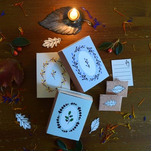 Winter Nap Play Set Autumn Play Nature Table, Autumn Gift Plus Card - Etsy