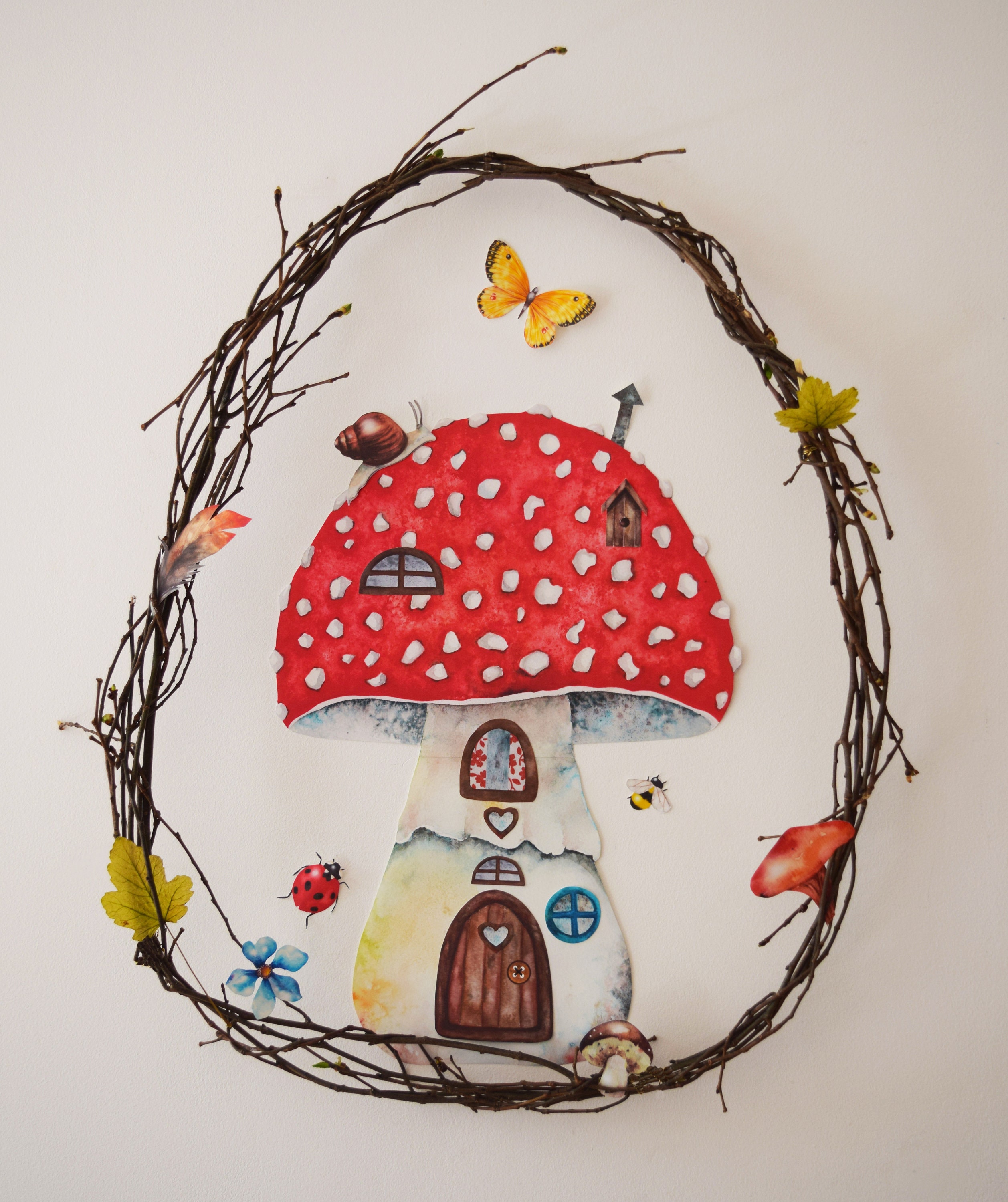 Make Your Own Toadstool House Play Set Ready for Download - Etsy