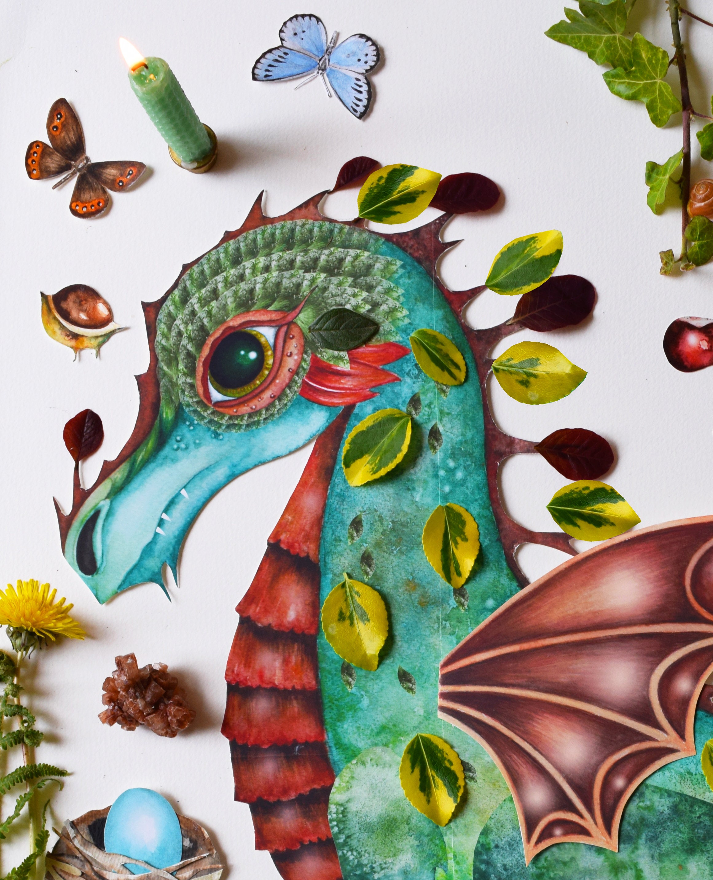 Big Forest Dragon Play Set / Poster Download - Etsy