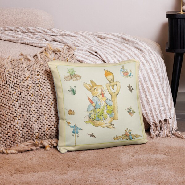 Rabbit Pillow - Etsy