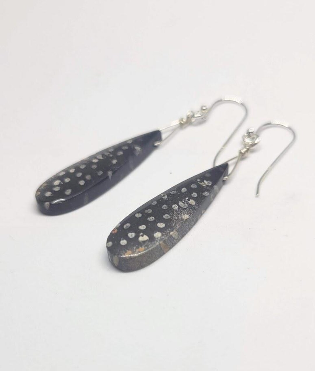 Natural Palm Root Jasper - Hand Wrapped in Sterling Silver - Etsy