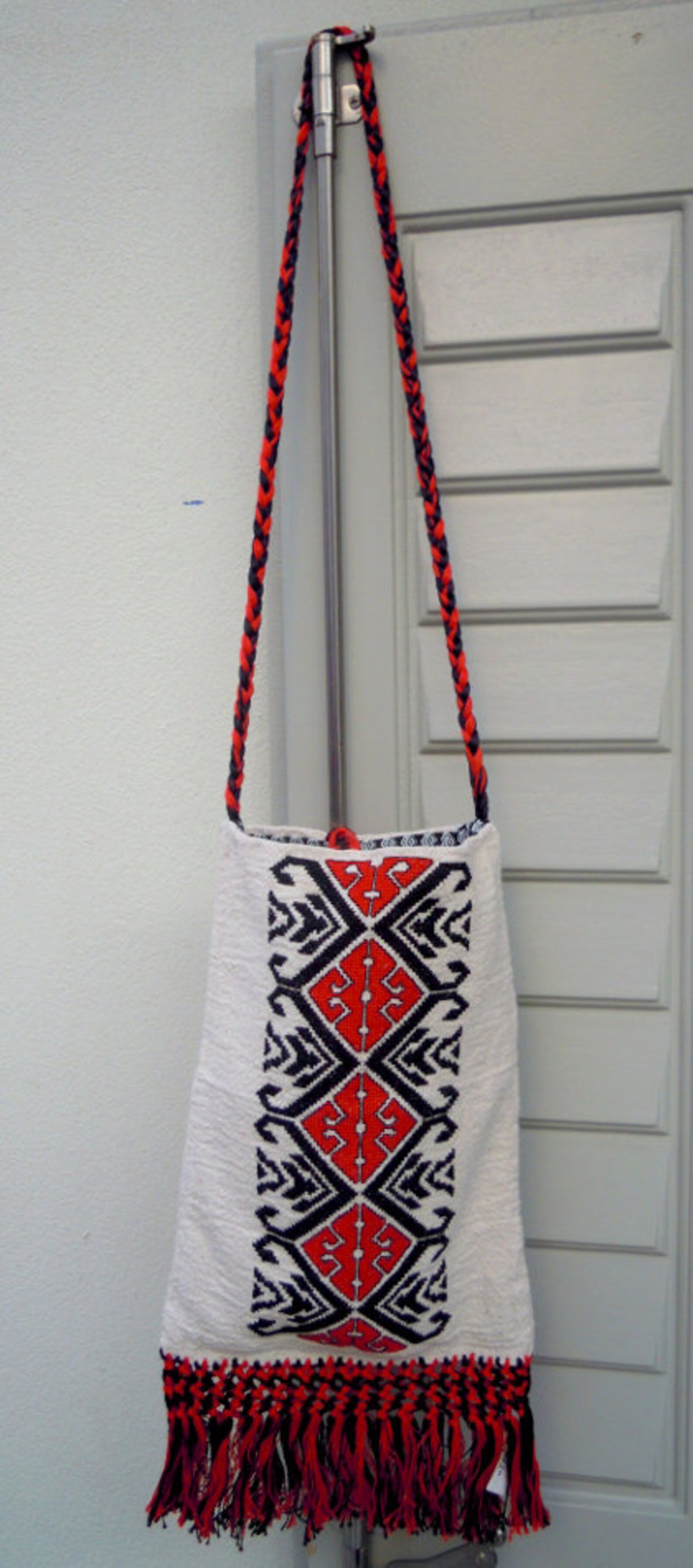 Handmade Bag With Cross Stitch Embroidery Boho Style Bag - Etsy
