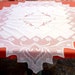 White Handmade Tablecloth With Cutwork Embroidery and Crochet - Etsy