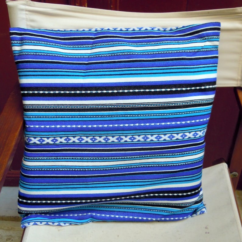 Traditional Greek Woven Cushion Cover Stripes Design | Etsy