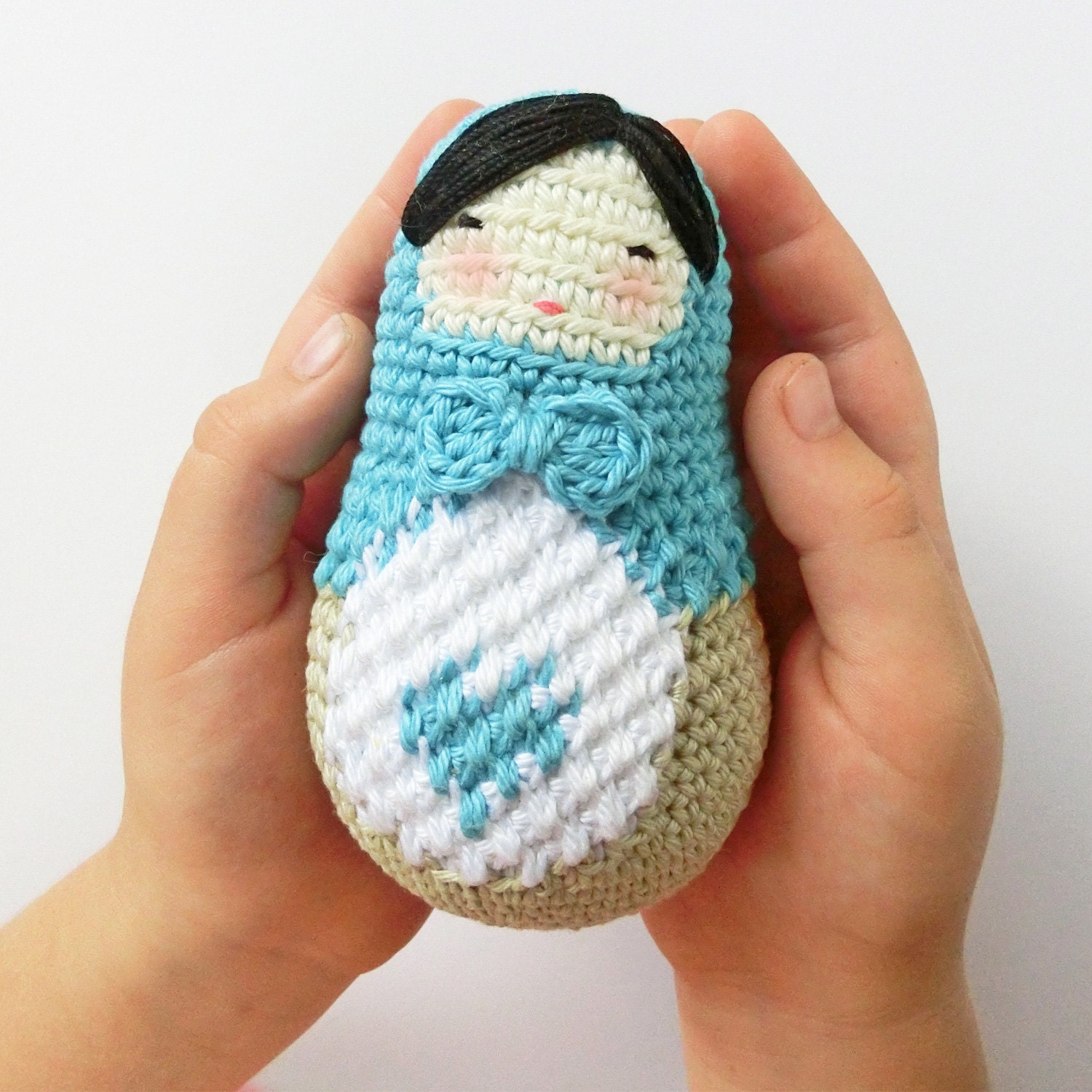 Matryoshka Amigurumi Pattern, Crochet Doll Pattern, Heart Matryoshka ...