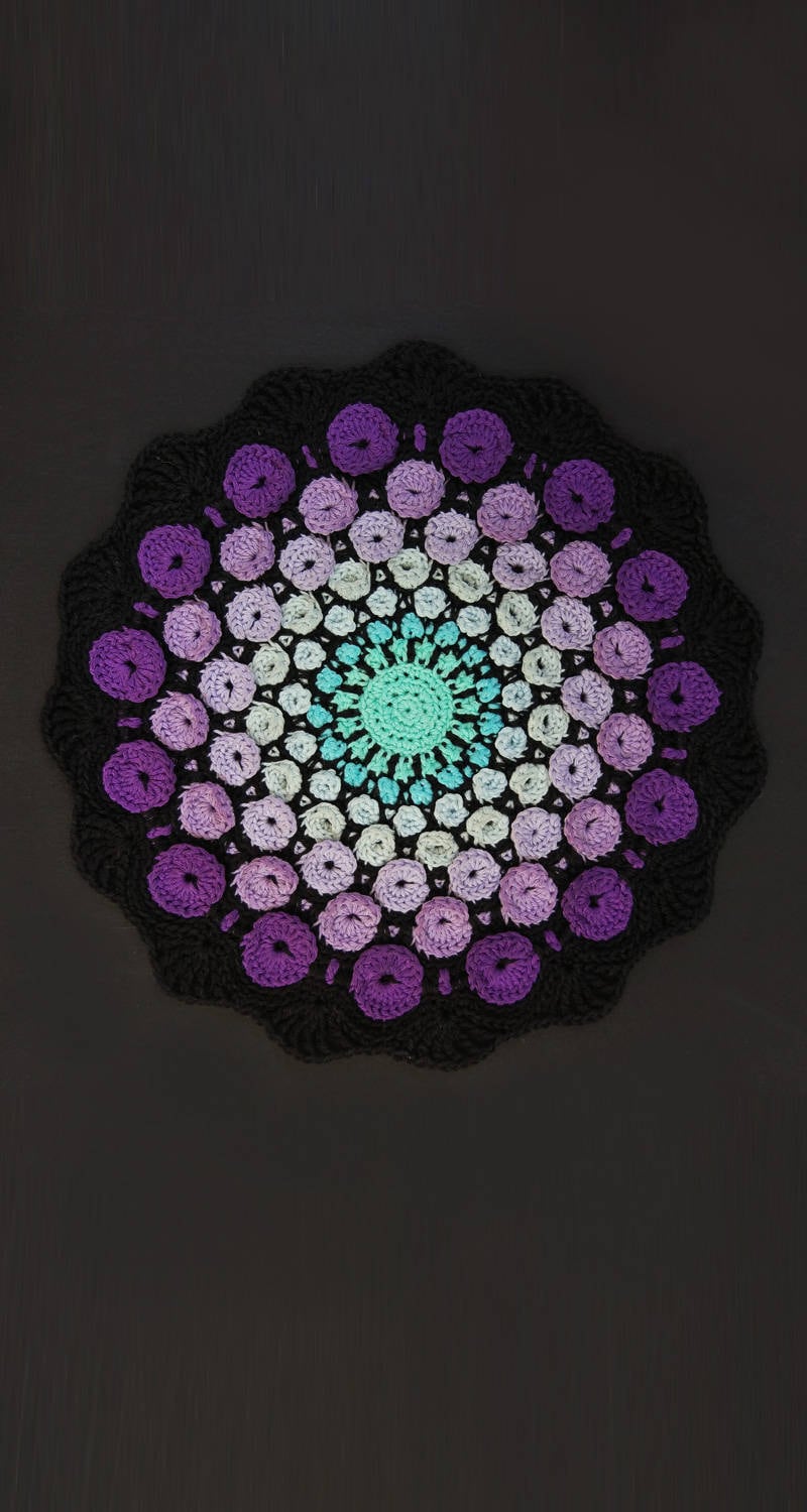 Stone Mandala Crochet Pattern, Sacred Geometry Mandala, Crochet ...