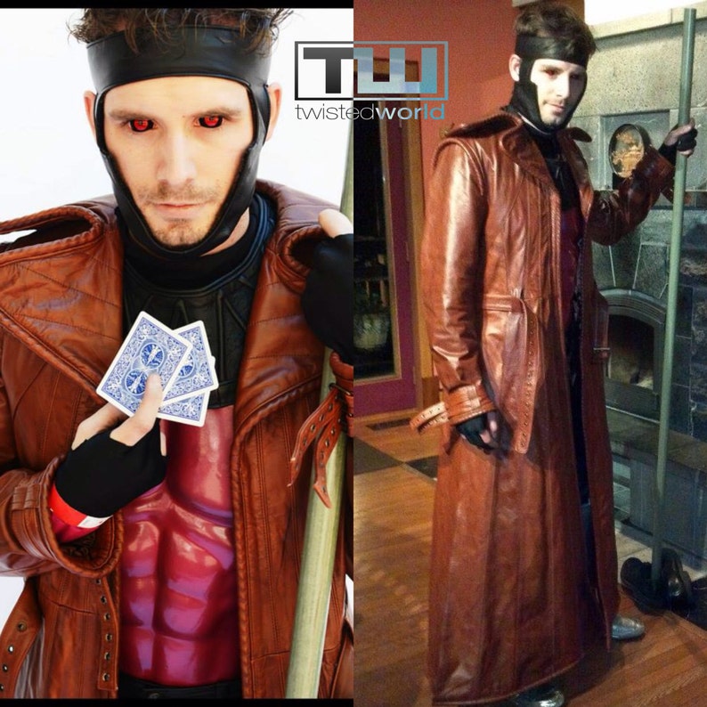 Custom Leather Costume Based on Gambit From X-men - Etsy