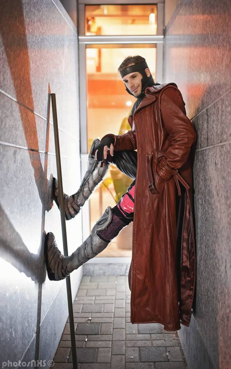 Custom Leather Costume Based on Gambit From X-men - Etsy
