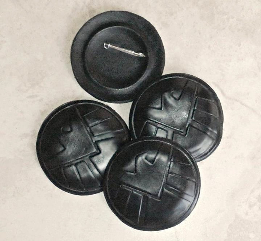 Pin Style Button Based on the S.H.I.E.L.D. Logo From Avengers - Etsy