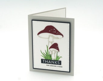 Mushroom Thank You | Etsy