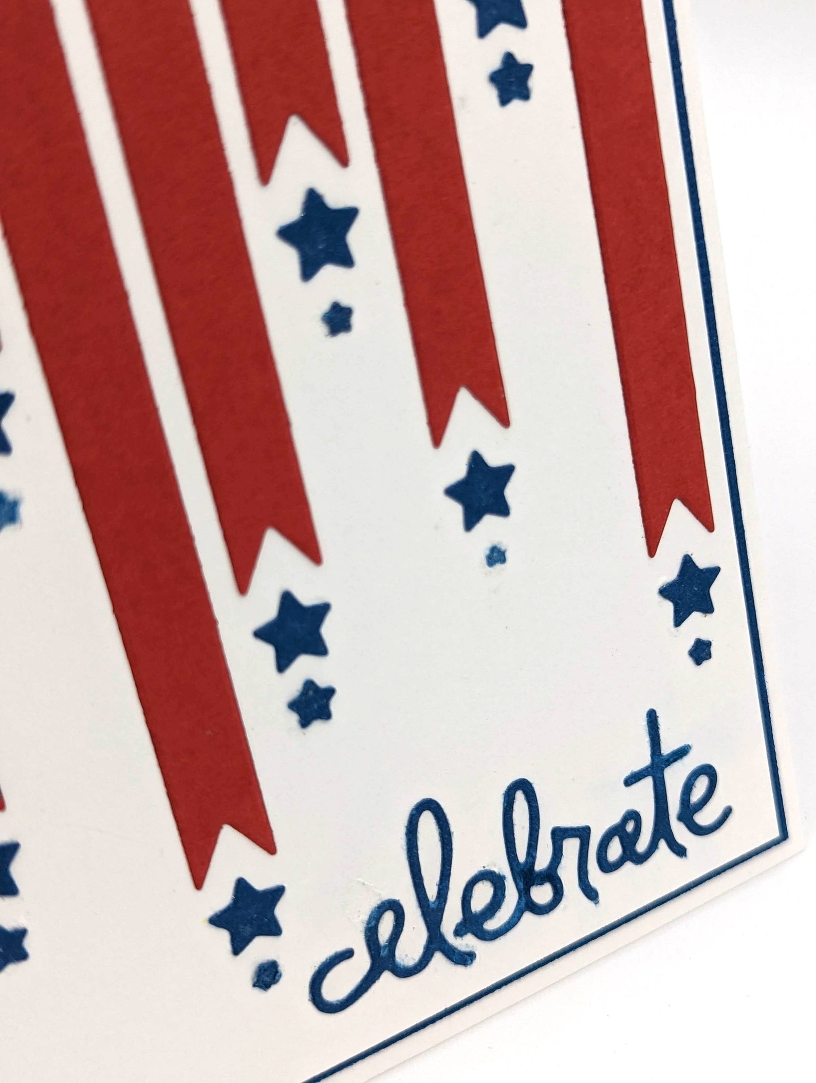 Celebrate Card, Patriotic Blank Card, Stars and Stripes, Veteran ...