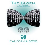 Celia 3" Cheer Bow Rhinestone Template Download - Etsy