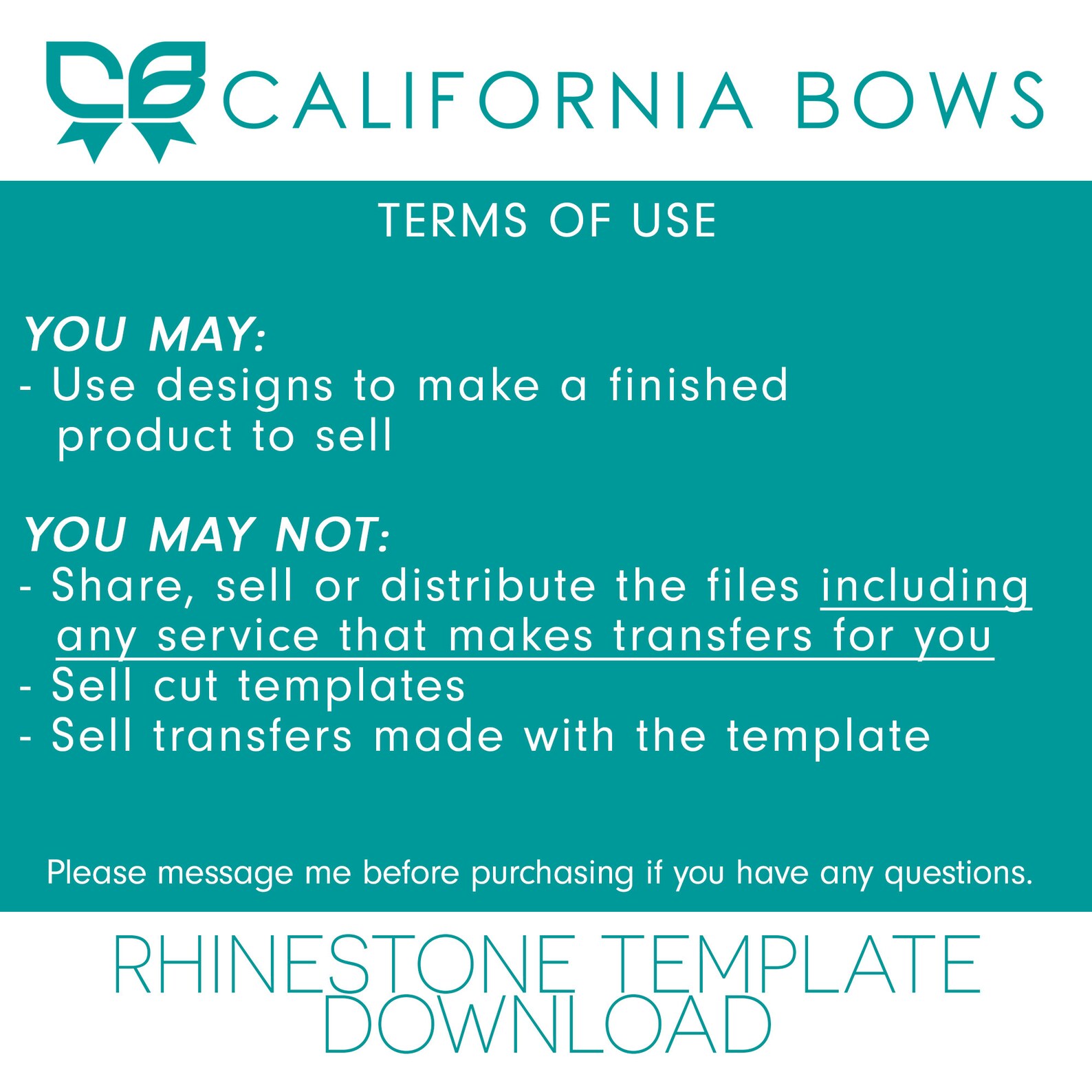 Kelly 4 Cheer Bow Rhinestone Tailless Template DXF SVG - Etsy