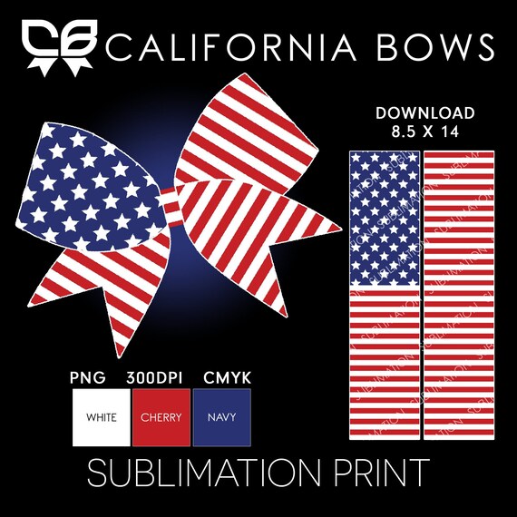 American Flag Bow