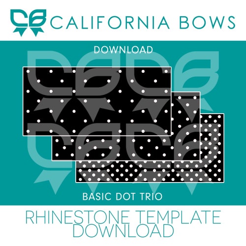 Cheer Bow Rhinestone Template SVG SAWTOOTH Design - Etsy