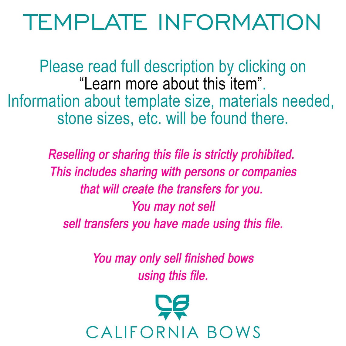 Celia 3" Cheer Bow Rhinestone Template Download - Etsy