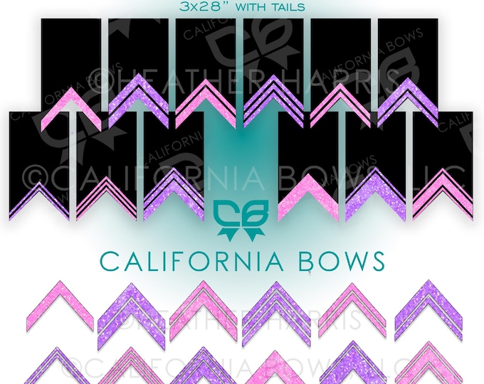 Cheer Bow Template - Etsy Canada