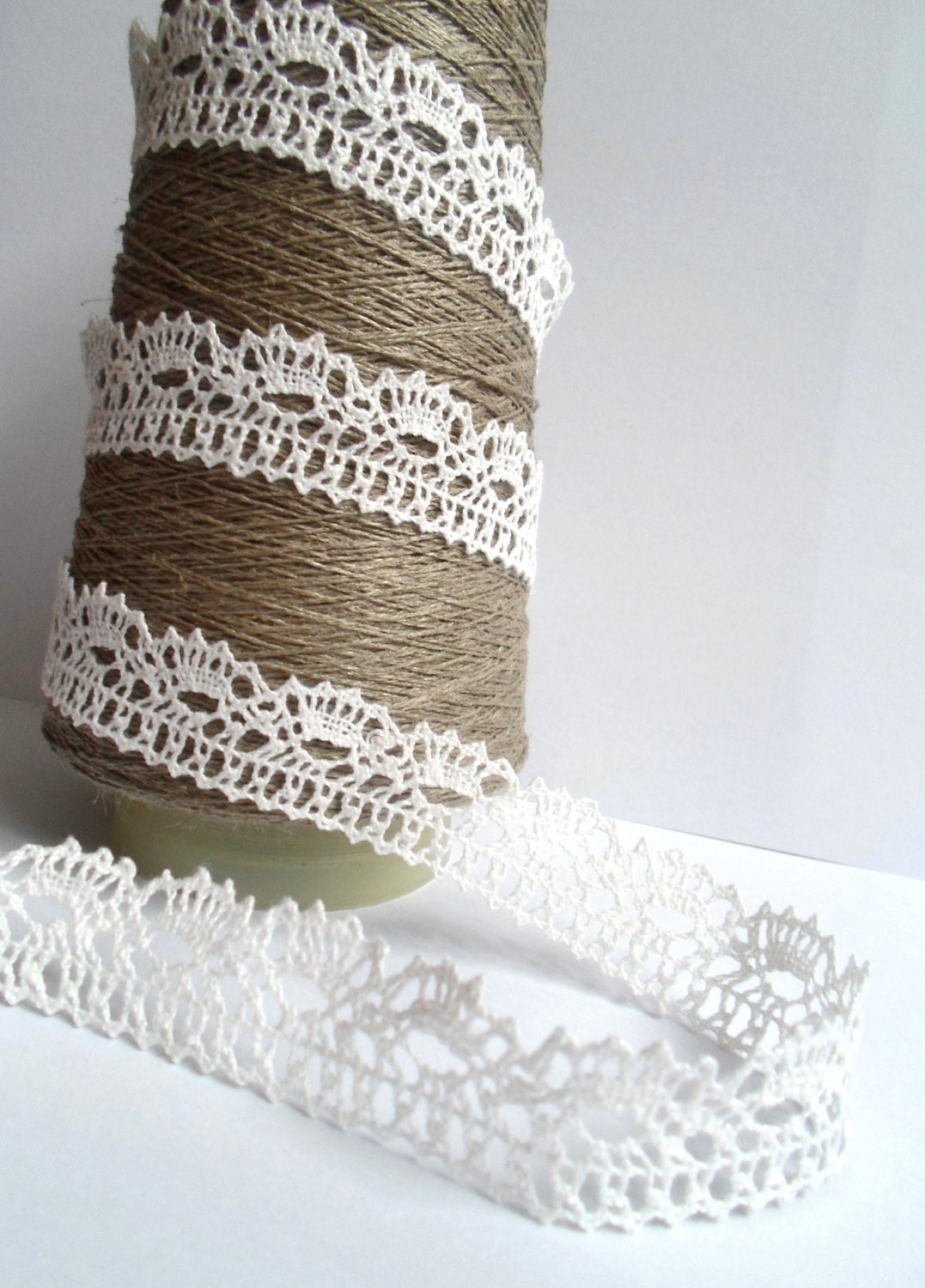 Linen Lace Trim, Various Colors, 100% Linen, 5m/5,5 Yards - Etsy