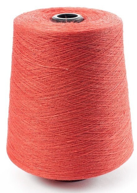 1 Kg/ 35oz 100% LINEN YARN, Coral Color Linen Yarn, High Quality Yarn ...