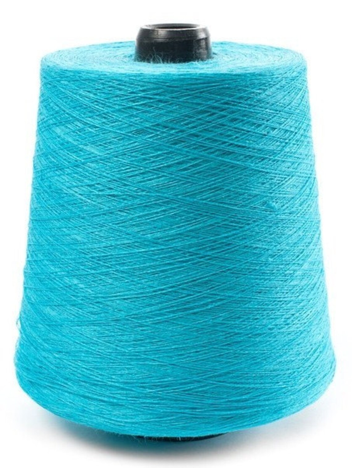 1kg/ 35oz 100% LINEN YARN, Turquoise Color Linen Yarn, High Quality ...