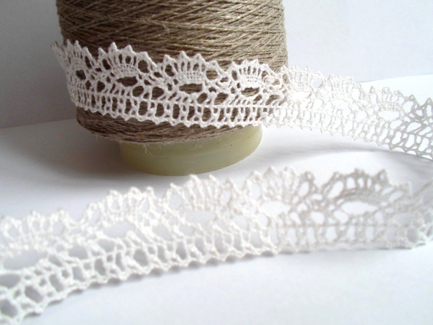 Linen Lace Trim, Various Colors, 100% Linen, 5m/5,5 Yards - Etsy