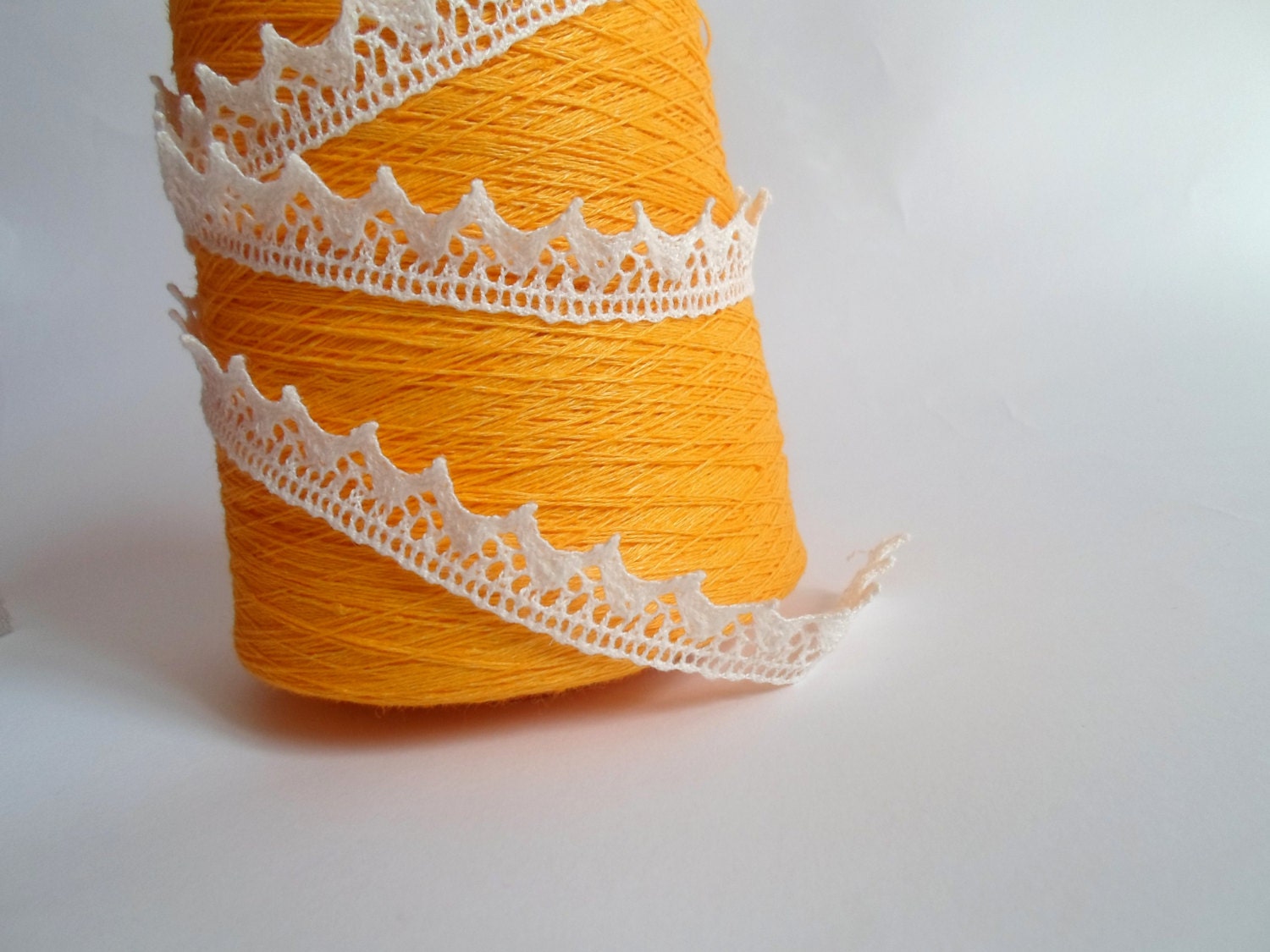 100% Linen Lace Trim, 5m/5,5 Yards, White Color Linen Lace - Etsy