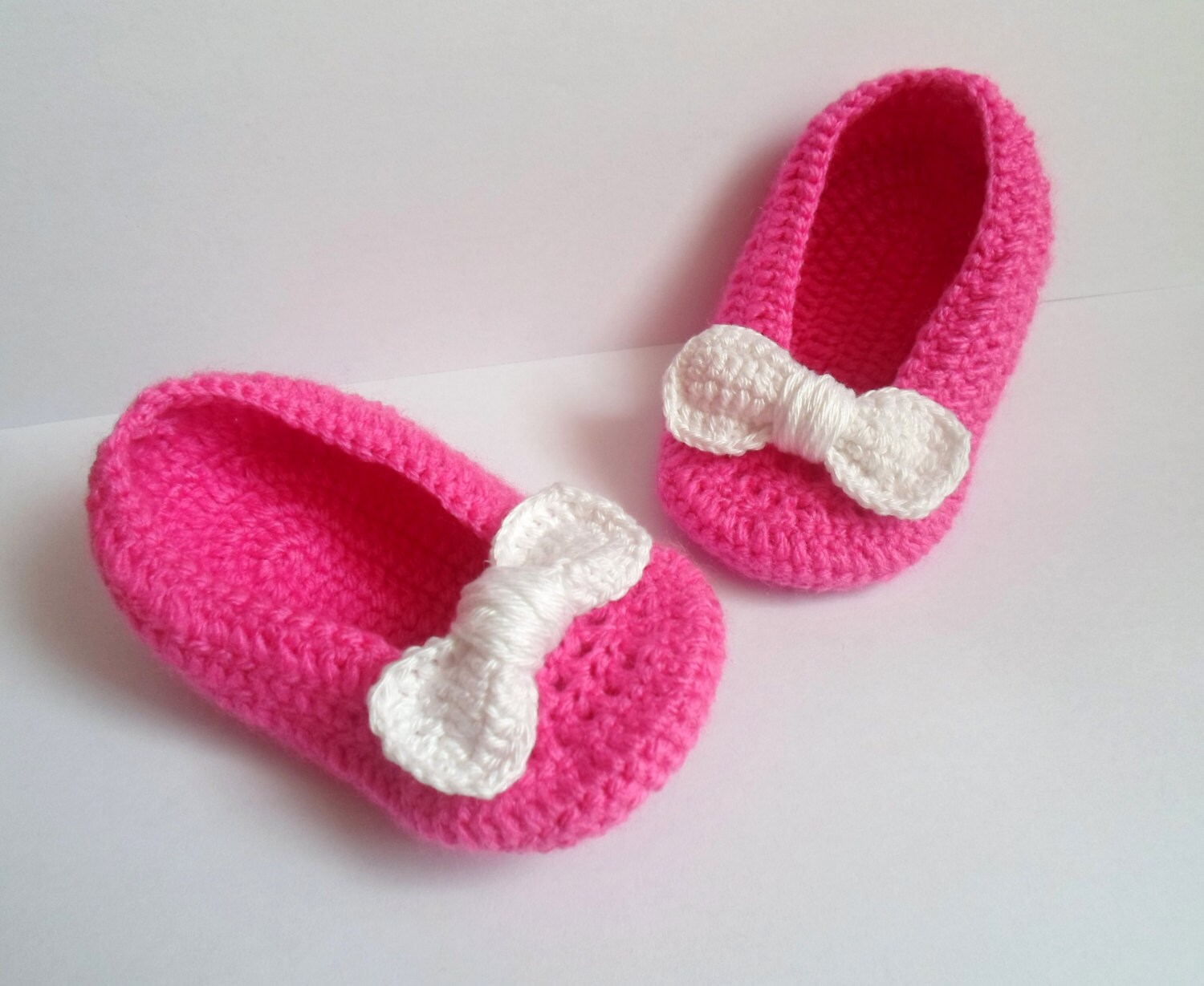 BABY PINK SHOES, Baby Crochet Shoes, Baby Girl Gift - Etsy