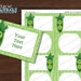 Editable Sweet Pea Label Cards | Green Pea Favor Tags | Printable Two ...