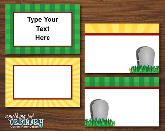 Buffet name tags | Etsy