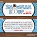 Snowman Soup Bagtoppers, Hot Chocolate Editable Treat Bag Labels ...