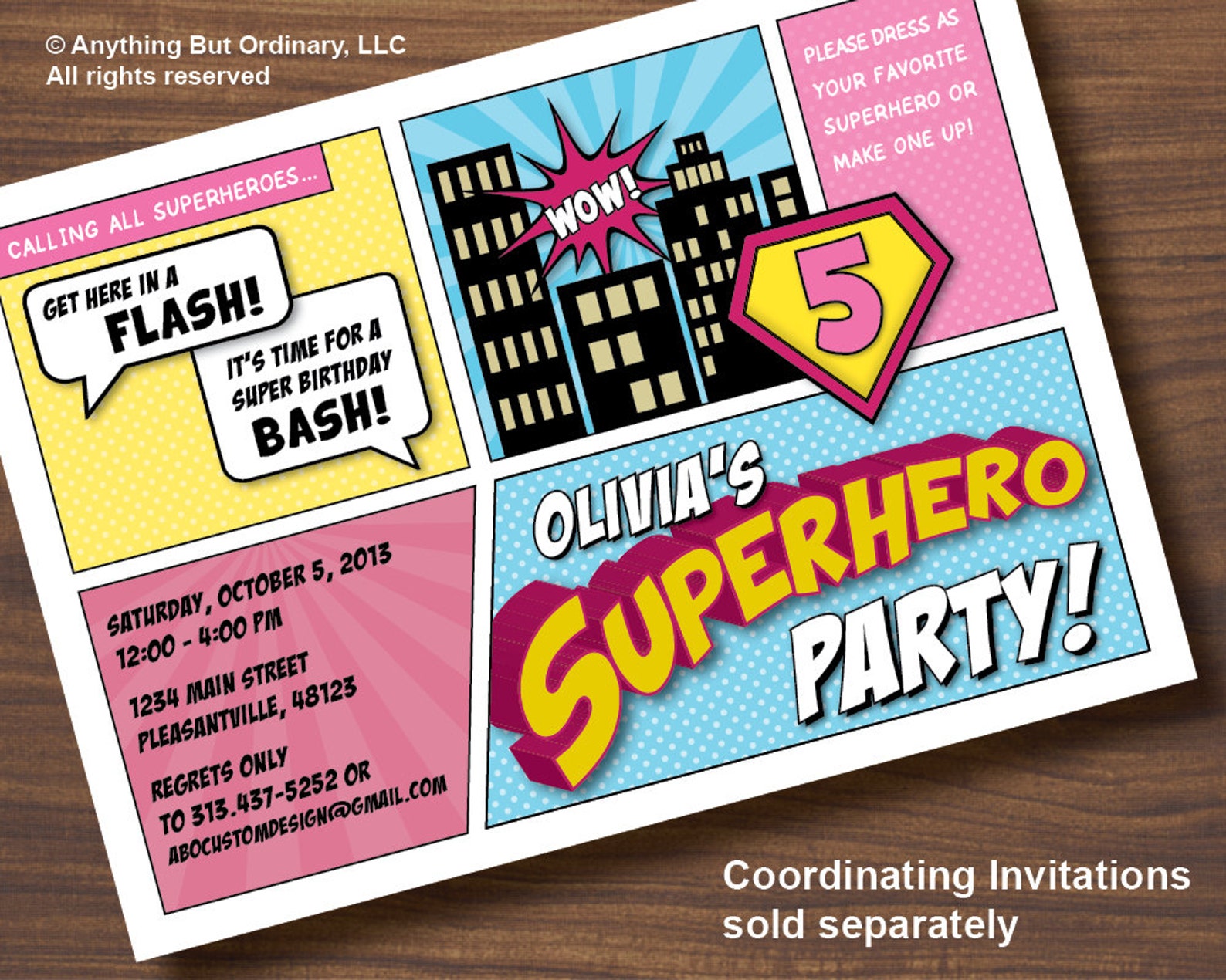 Girls Superhero Birthday, DIY Supergirl Printable Party Package ...