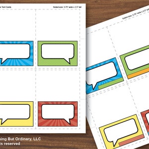 Superhero Table Tent Editable Cards, DIY Super Hero Buffet Cards ...