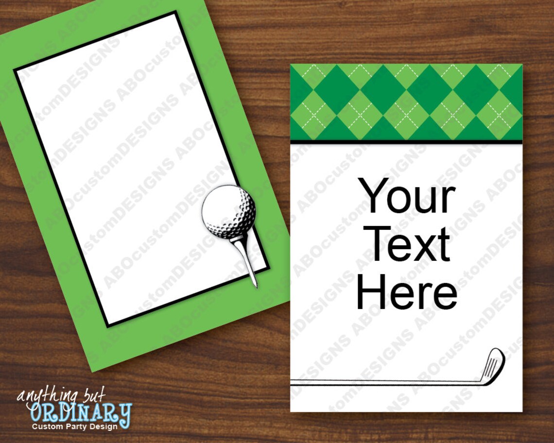 Golf Editable Party Signs, Printable Golf Partee Wall Signs, INSTANT ...
