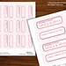 Valentine Bag Toppers, Hugs and Kisses, DIY Treat Bag Editable Labels ...