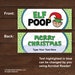Elf Poop Bag Topper / Printable Christmas Novelty Treat Bag Labels ...