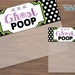 Ghost Poop Bagtoppers, Editable Halloween Treat Bag Labels, INSTANT ...