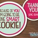 Smart Cookie Gift Tags, New School Year Teacher Gift, DIY Circle Labels ...