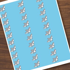 EDITABLE Shark Bite Address Labels, Avery Compatible Shark Return ...