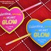 Glow Stick Valentines, Heart Glow Stick Cover, Editable Glowing ...