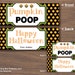 Pumpkin Poop, Editable Halloween Bag Toppers, Treat Bag Labels, INSTANT ...