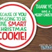 Smart Cookie Christmas Gift Tags, Teacher Gift, DIY Circle Labels for ...